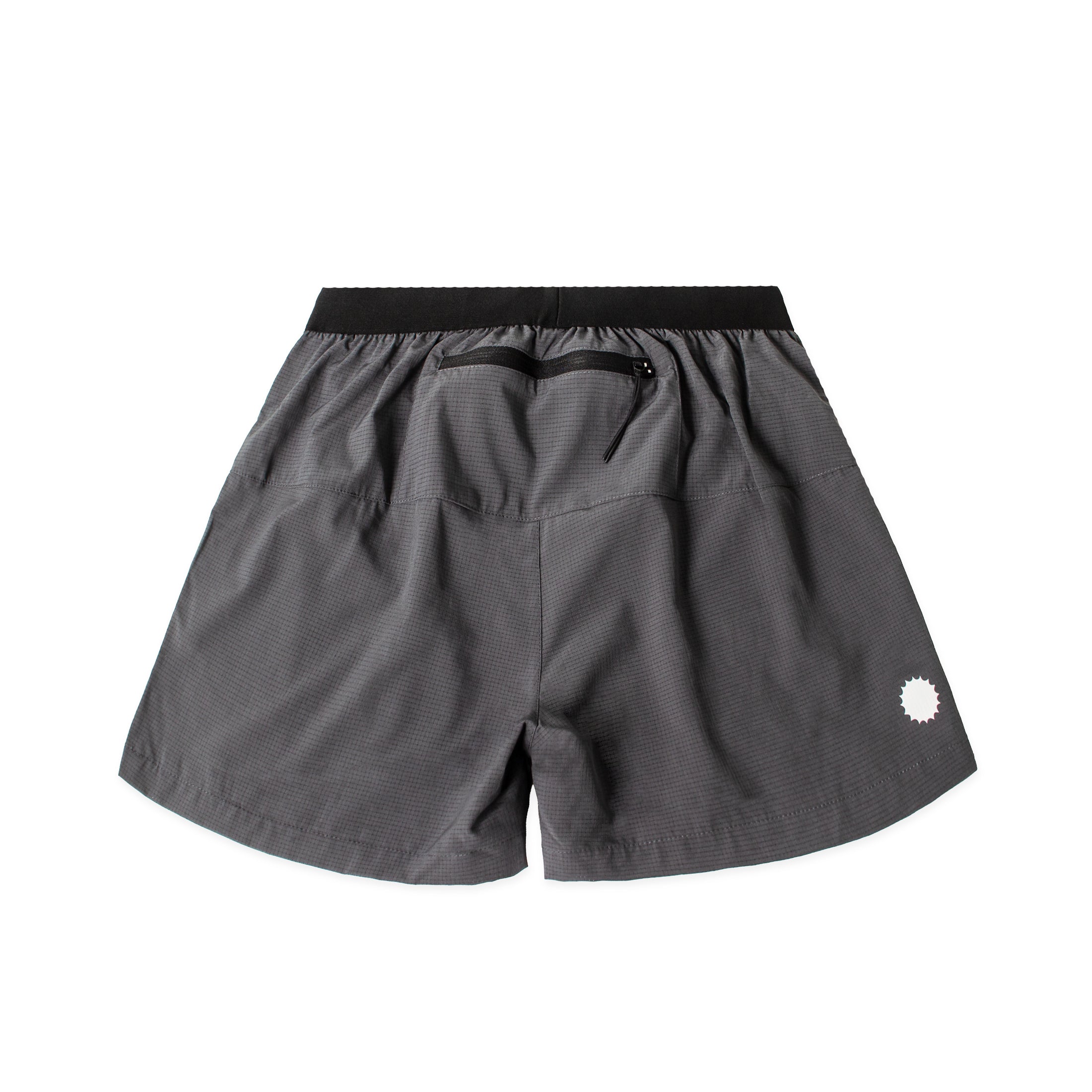 EBC 5 INCH PERFORMANCE SHORT GREY/WHITE - Everyday Better Club